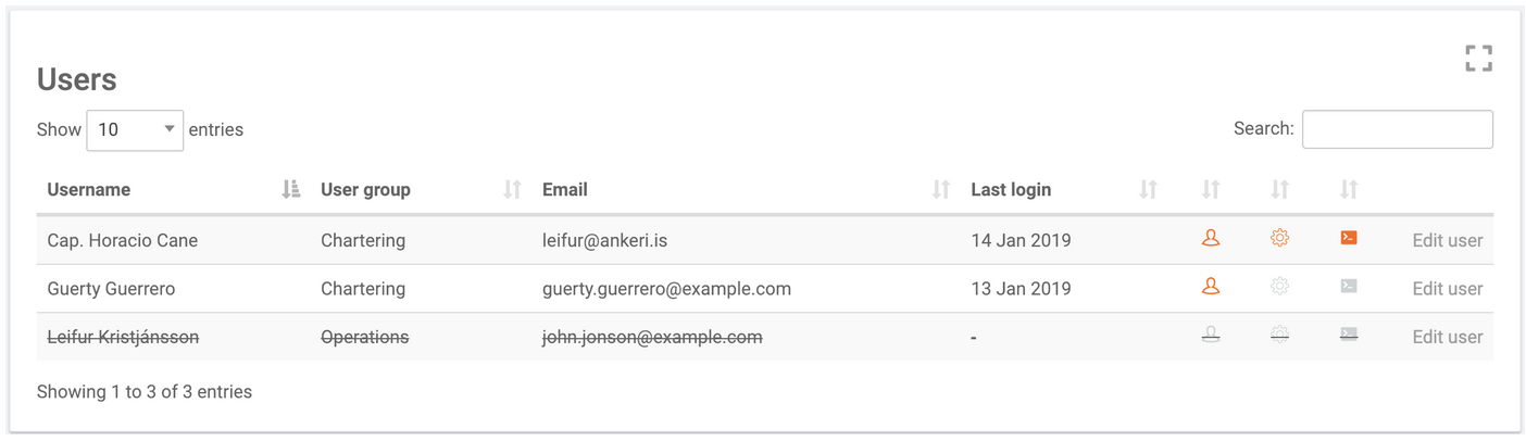 User settings – Ankeri Help Center